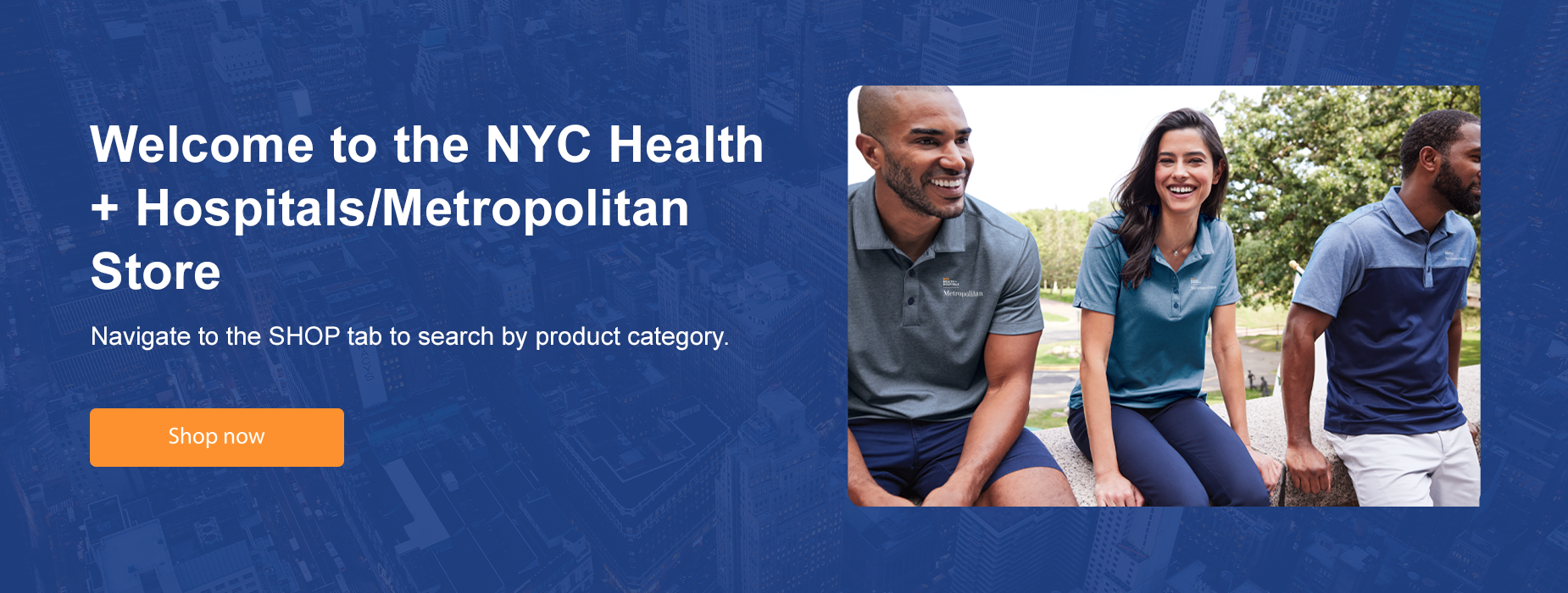 Welcome to the NYC Health + Hospitals Brand Store